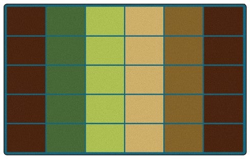 Colorful Rows Seating Rug - Carpets For Kids