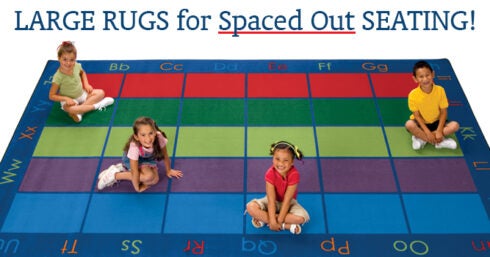 Educational Classroom Rugs | Classroom Carpets | Preschool Carpet Tiles